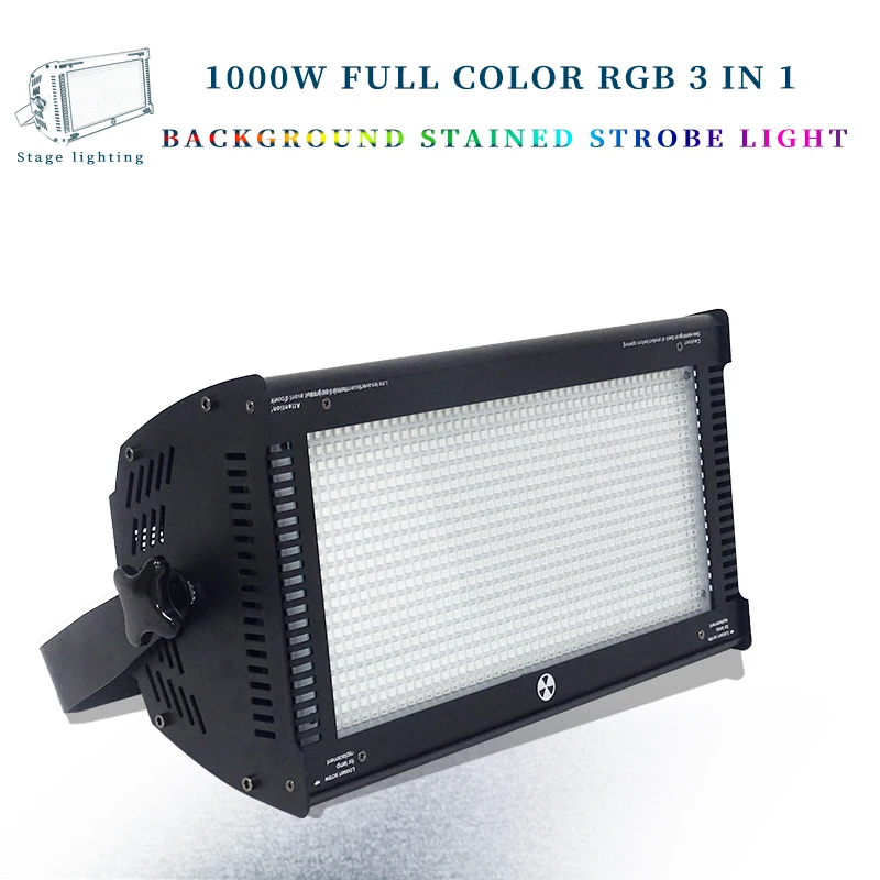 High power Strobe Light 1000W LED RGB 3 in 1 3 Color Atomic 3000 LED ...