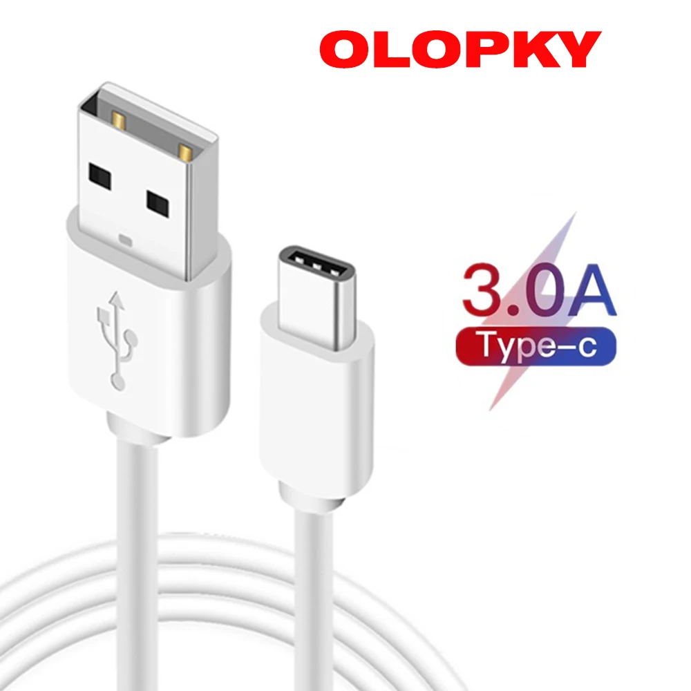 Cable USB tipo C de carga rápida 3A, 9mm de largo, para Oukitel K10, K6 ...
