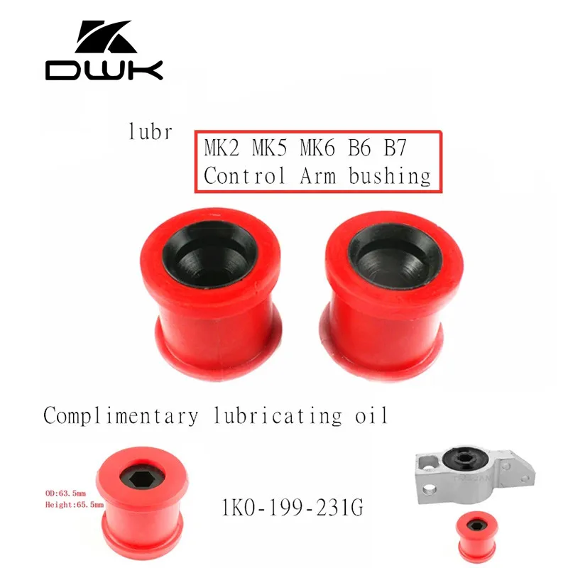 Front Control Arm Polyurethane Bushing Kit For Vw Golf Caddy Jetta ...