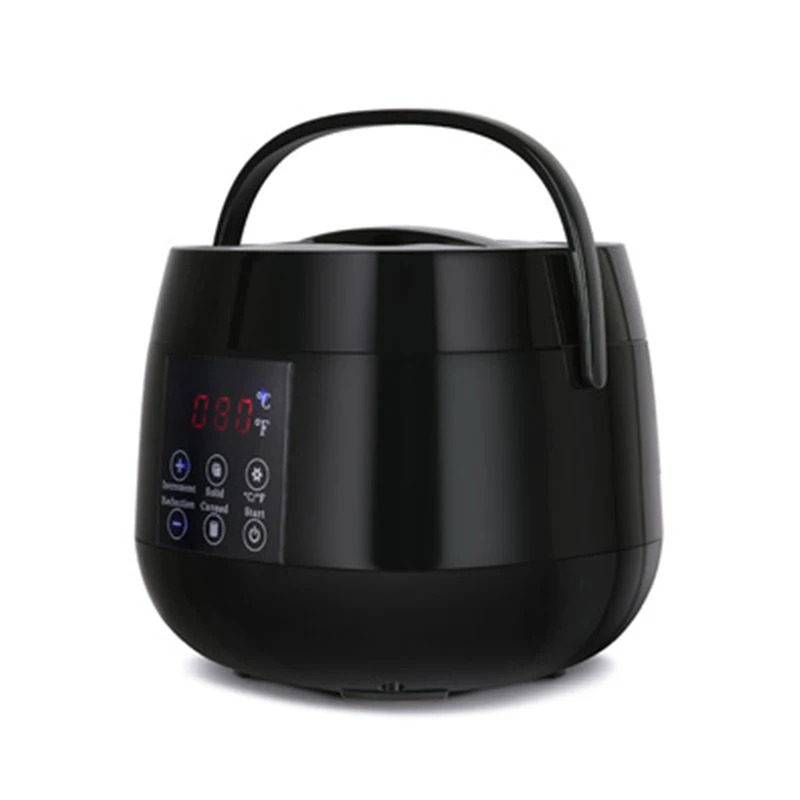 Kit d'épilation à la cire,Machine d'épilation à la cire avec écran LCD ...