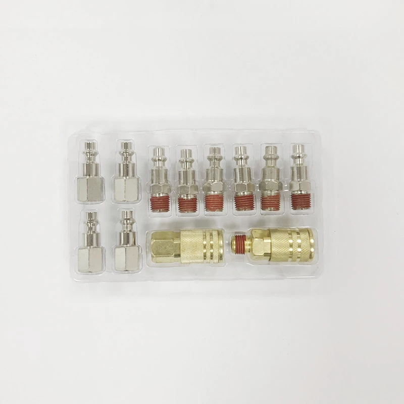 12pcs Quick Coupler Set 1/4''NPT US type Male and Female Connector Kit ...