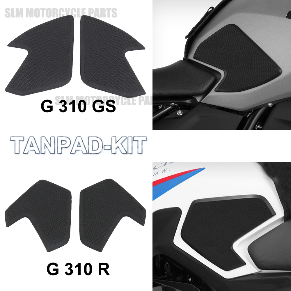 NEW Motorcycle Side Fuel Tank Pad Rubber Sticker For BMW G310GS G310R G ...