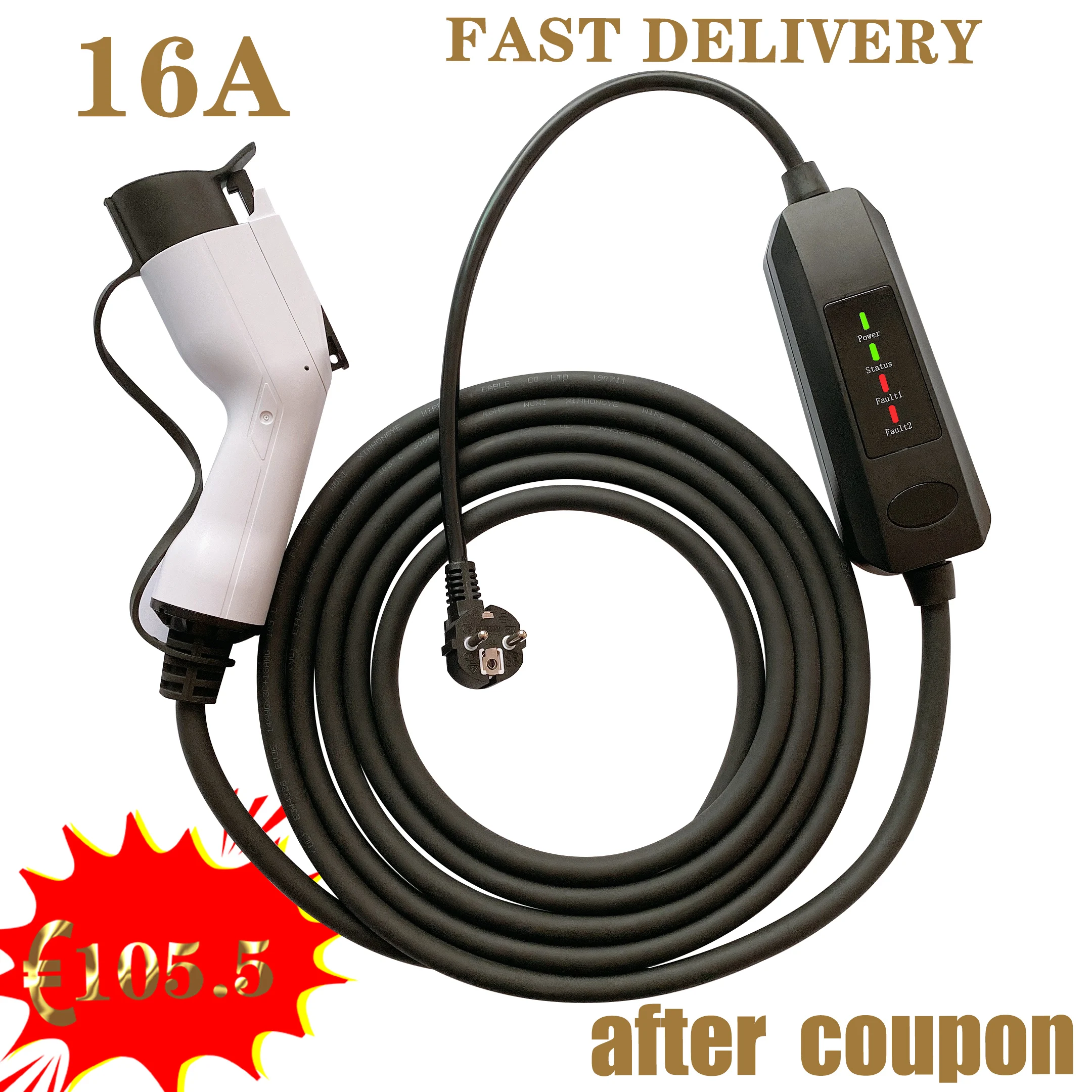 Sae J1772 Ev Charger Type 1 Type 2 Electric Vehicle Charger Universal ...