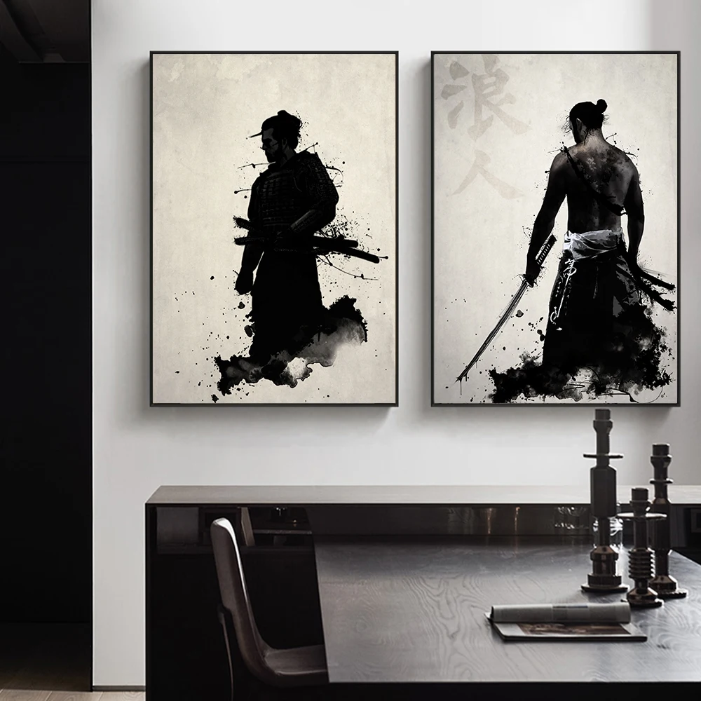 Japanese Ninja Painting