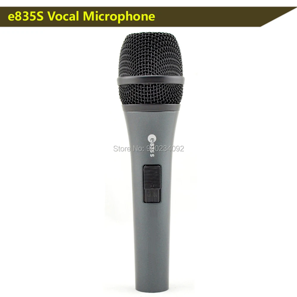 Free Shipping E835s Microphone On/off Switch Wired Dynamic Cardioid ...