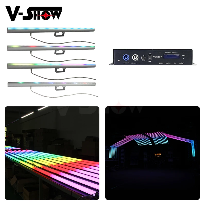 V-show 16pcs 1meter Length Led Pixel Tube With Artnet Dmx Controller ...