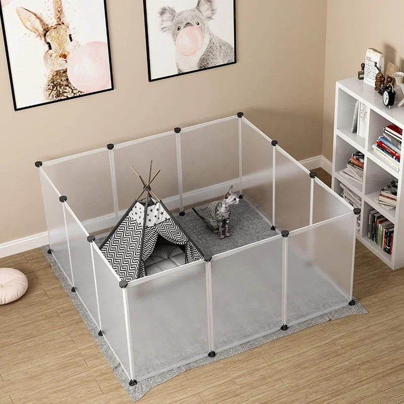 Foldable-Pet-Dogs-Playpen-Crate-Fence-Puppy-Kennel-House-Exercise ...