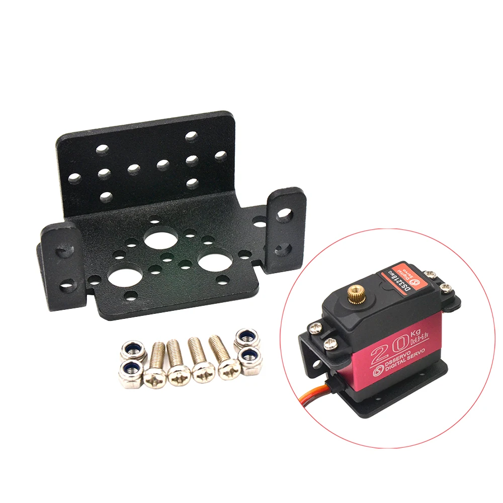 Servo Bracket for MG995 MG996R Universal Servo Support Robot Steering ...