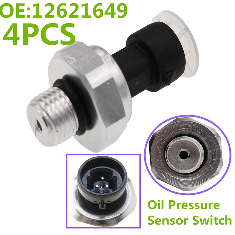 4 Uds de presión de combustible 12621649 aceite 12674782 interruptor de ...