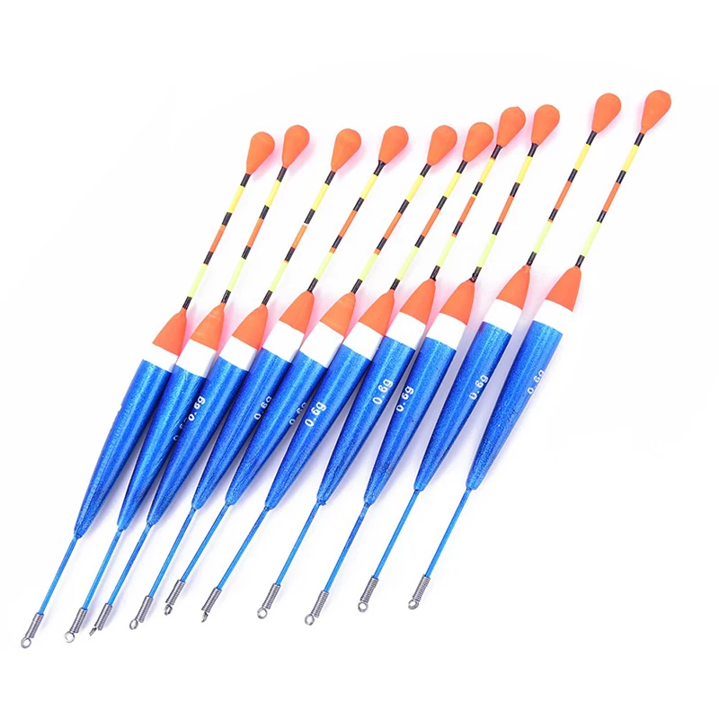 10Pcs-Lot-Promotion-Fishing-Floats-Set-Buoy-Bobber-Fishing-Light-Stick ...