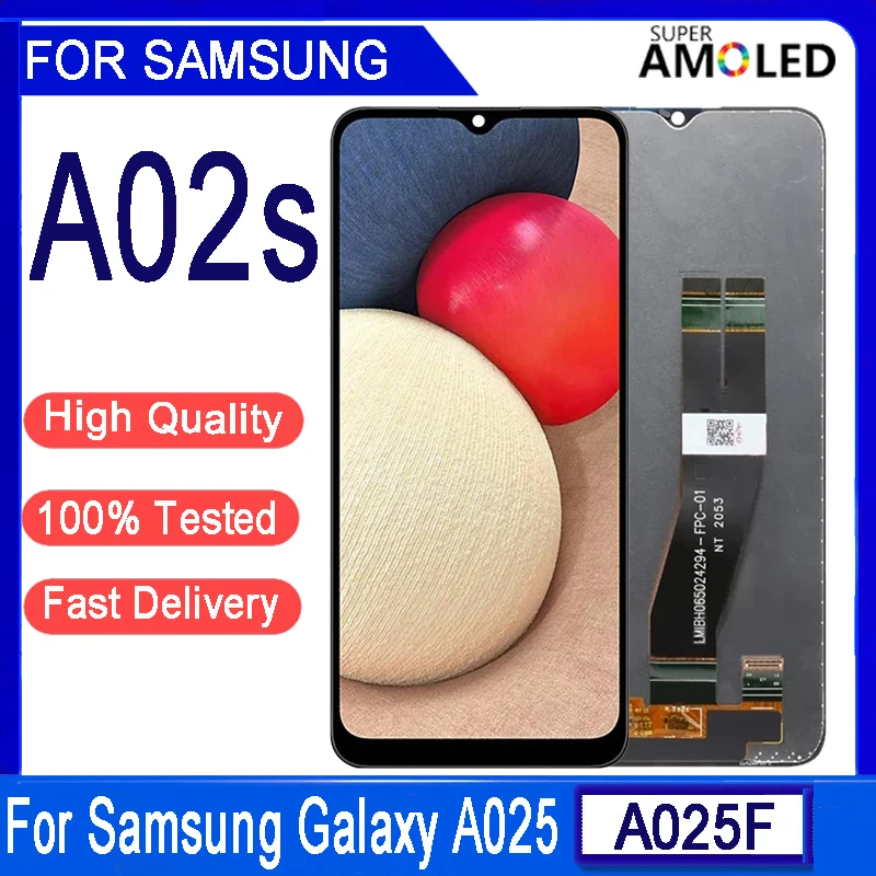 Original LCD For Samsung A02s A025 SM-A025F lcd Display Touch Screen ...