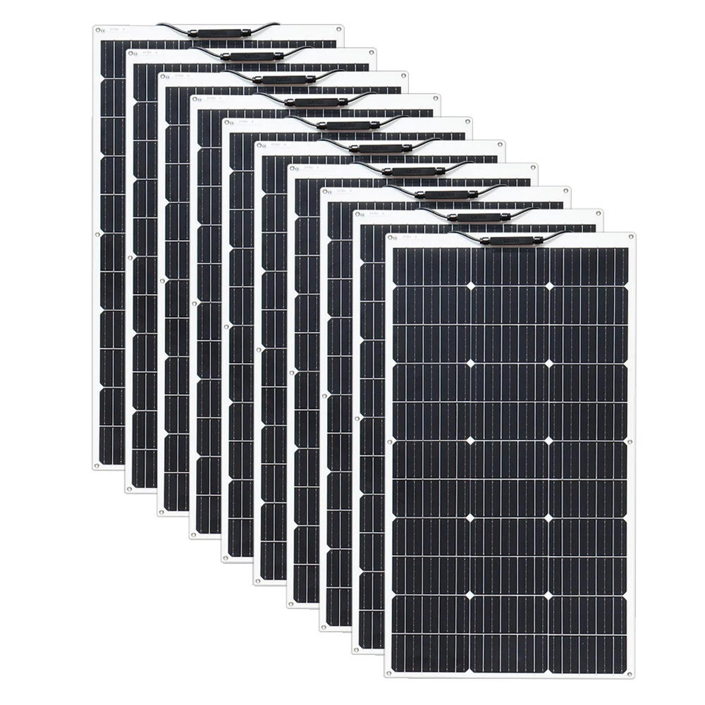 Flexible Solar Panel 1000W Monocrystalline Solar Cells – Just Solar Supplies