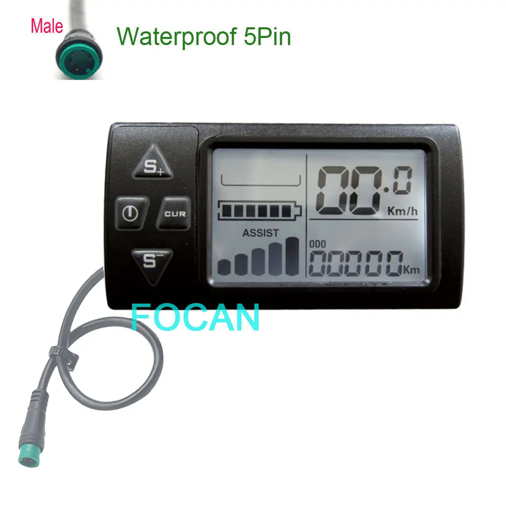 Feng Chang E-bike Lcd Display 24v 36v 48v S861 Electric Bicycle Scooter ...