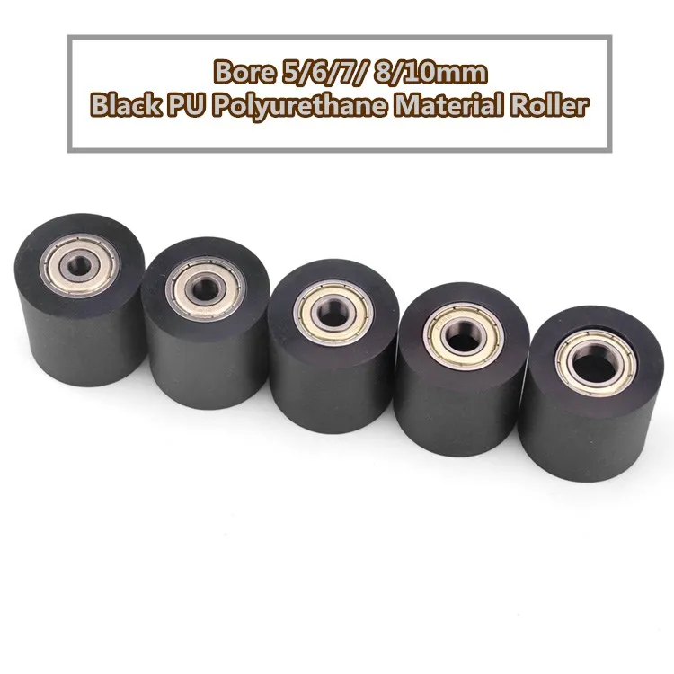 1 шт. черный из искусственной полиуретановой Материал ролик с двумя ...