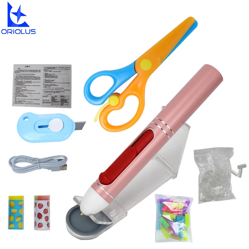 Pluma de pegamento caliente inalámbrica, recargable por USB, 7mm ...