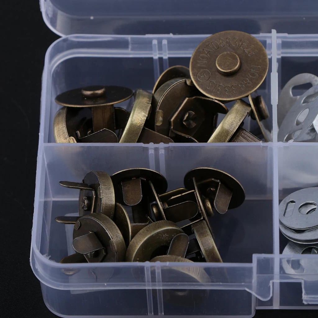 End Bars Jewelry Making & Beading Magnetic frame magnet to sew 18mm ...