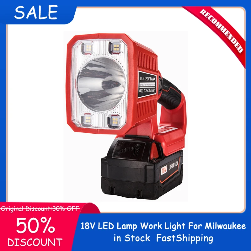 Milwaukee Tools M18 Flashlight | Milwaukee M18 Led Work Light - 18w ...