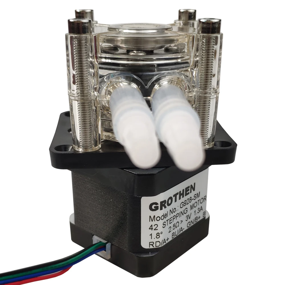 Large Flow Stepper Motor Pump 6-30V Peristaltic Pump for Lab Aquarium ...