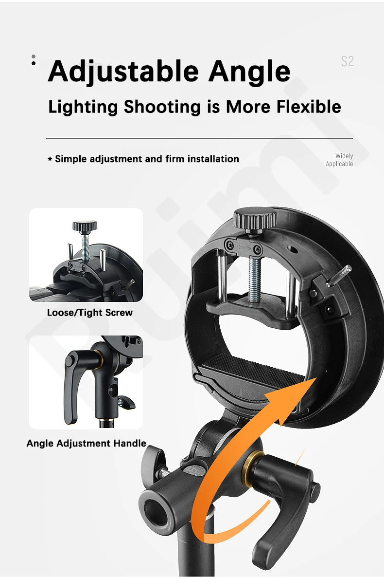 Godox S2 Flash Bracket for V1/V860II/AD200