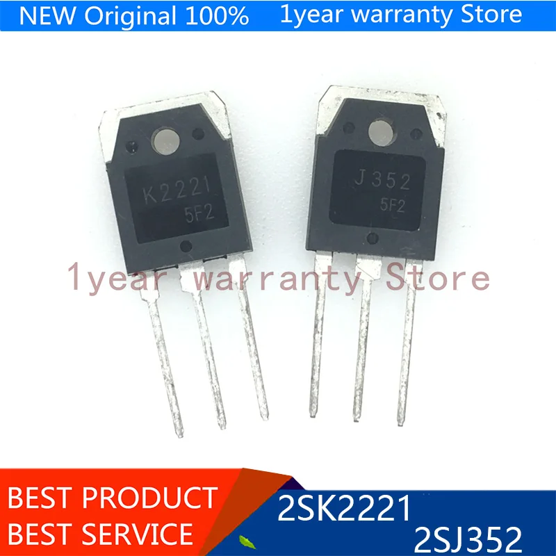 100% ใหม่นำเข้าเดิม 2SJ352 2SK2221 J352 K2221 247 Inlet P + Nช่องที่จับ ...