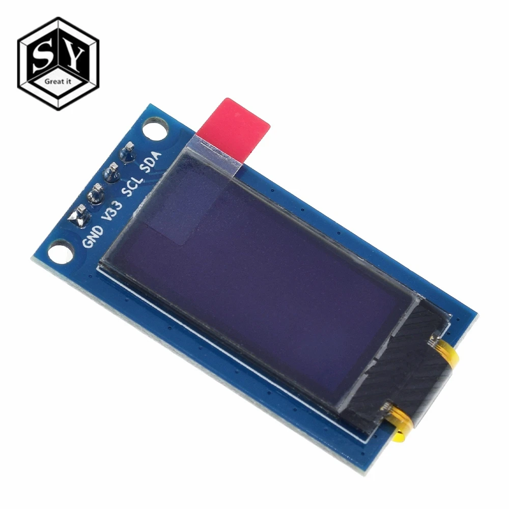 0,96 inch OLED display 64 × 128 LCD modul SSD1107 LCD 0,96 "OLED ...