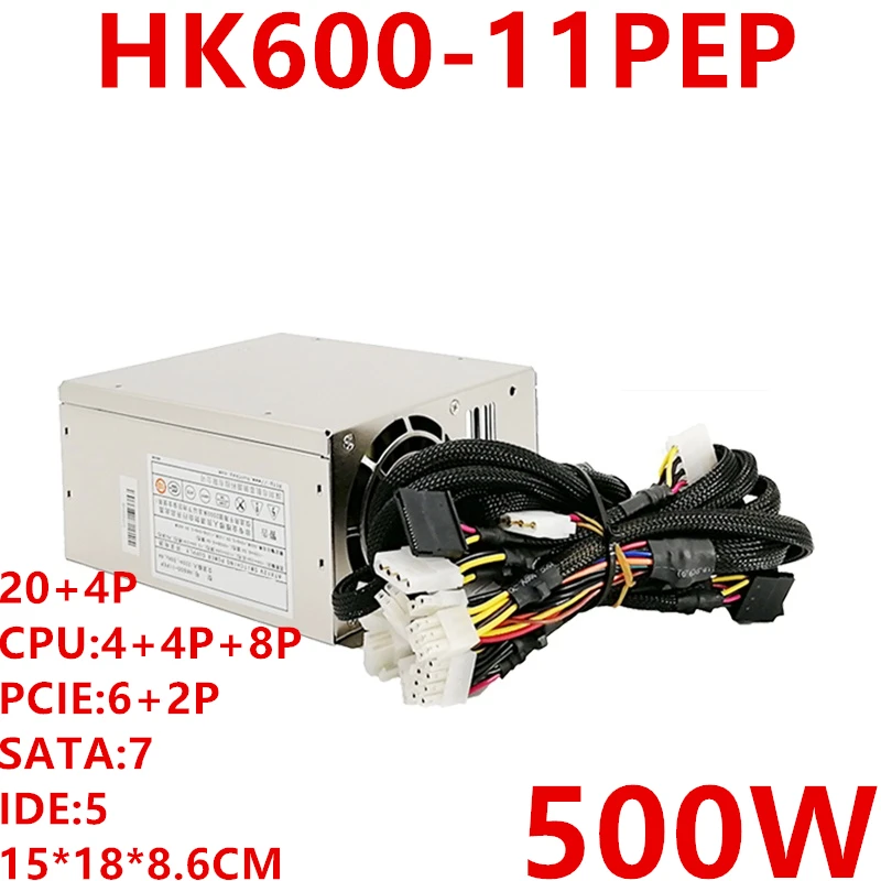 Original PSU For Huntkey ATX EPS12V Rated 500W OPP 600W Switching Power Supply HK600-11PEP ...