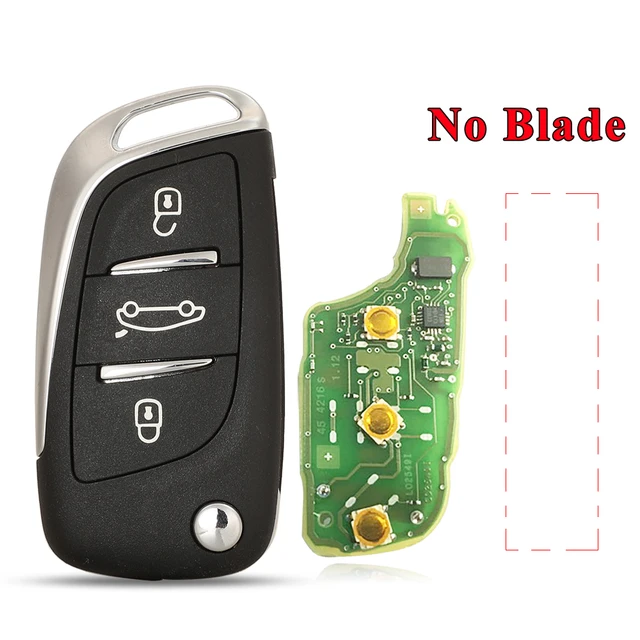 jingyuqin Original 3 Buttons 433.92Mhz FSK ID46 PCF7941 Chip Folding ...