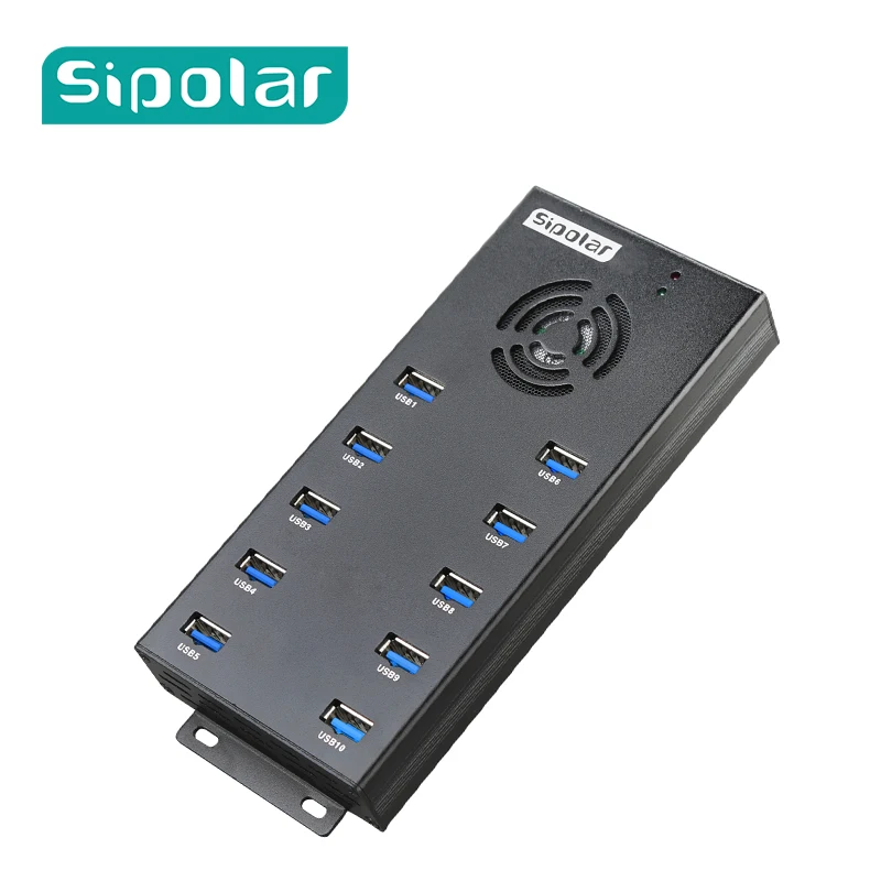 Sipolar New Arrival 10 Port Usb 3.0 Data Syncs And Charging Hub 2.1a ...