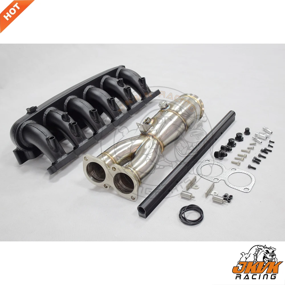 JKVK-RACING-Billet-Intake-Manifold-Kits-with-fuel-rail-kit-set-red-4-0 ...