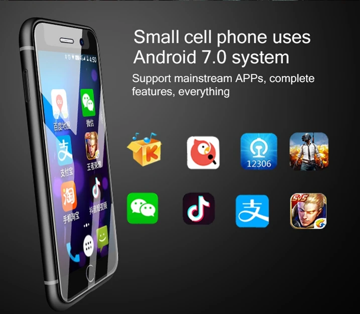 Мини-смартфон Melrose S9 PLUS 2,4" MT6737 четырехъядерный Android 7,0 1 ...