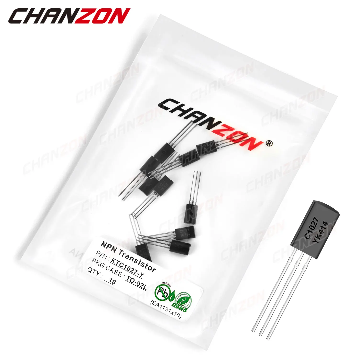 10pcs KTC1027 Y TO 92 NPN Transistor Bipolar Junction BJT Triode Tube ...
