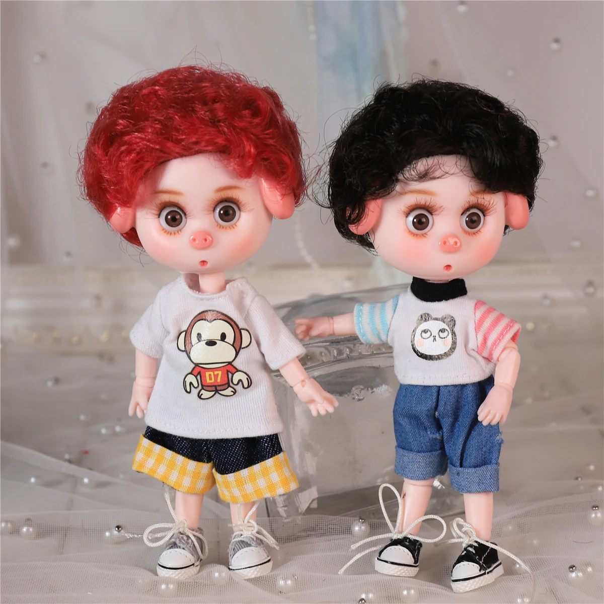 DBS 드림 페어리 1/12 BJD 도도 인형 15cm, 장난감 ob11 미니 인형 의류 신발|BJD Dolls| - AliExpress