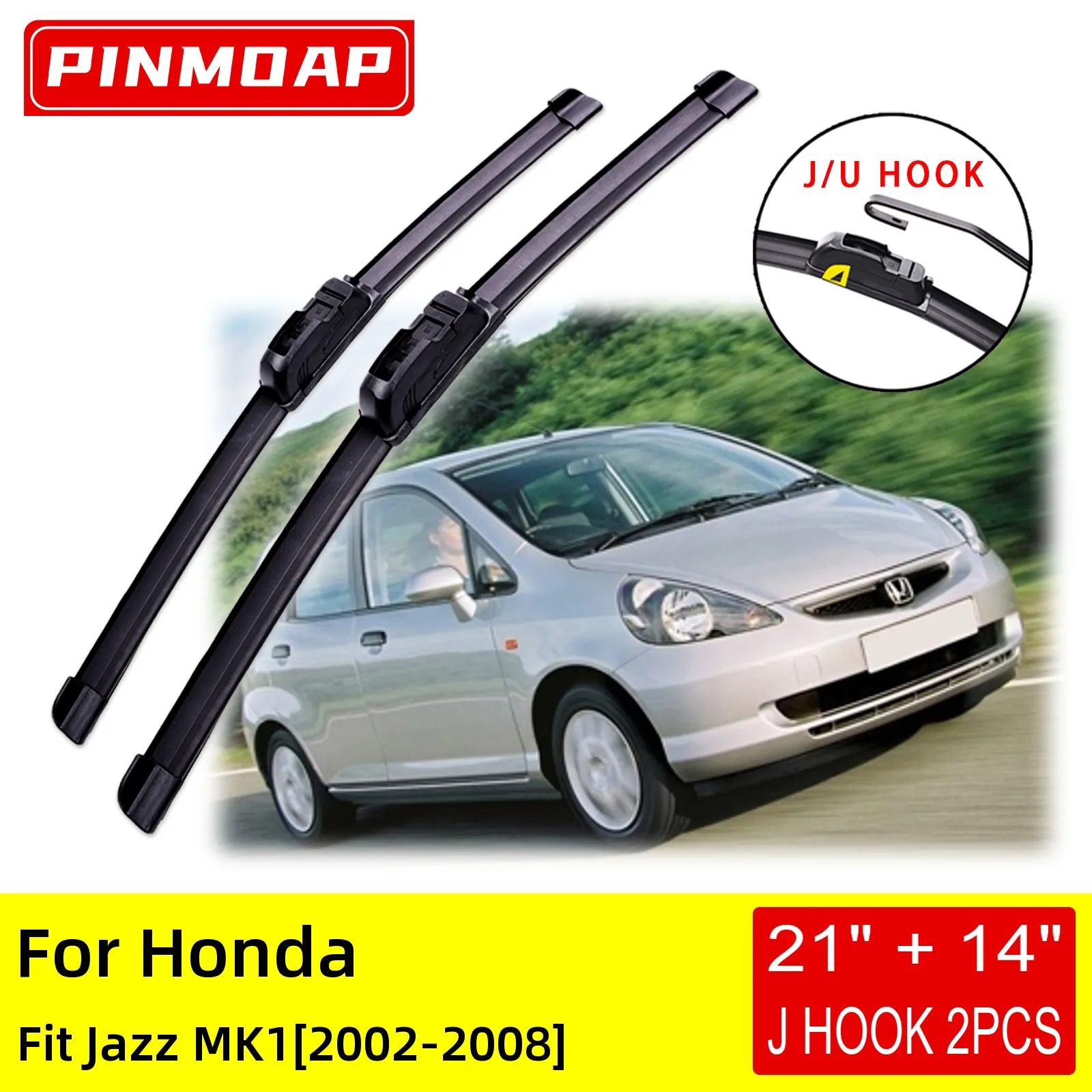 For-Honda-Fit-Jazz-MK1-2002-2003-2004-2005-2006-2007-2008-Front-Wiper ...