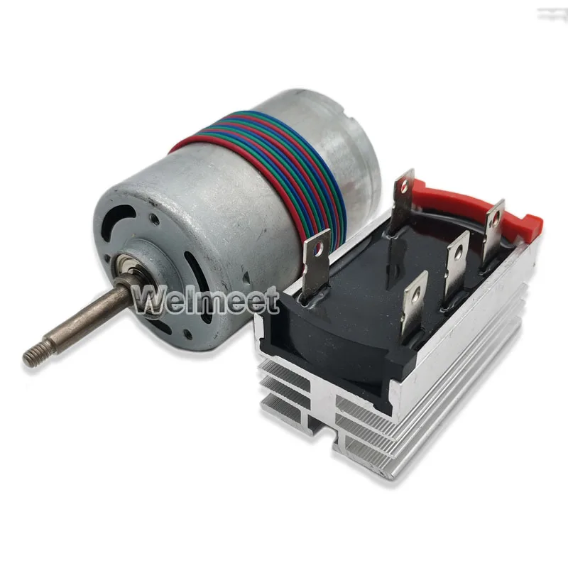 AC220V DC310V 수동 크랭크 삼상 브러시리스 제너레이터 Dynamotor 내부 로터 브러시리스 모터 50A 1000V ...