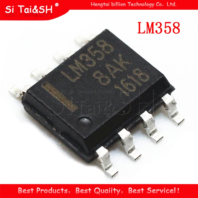 50PCS LM358 LM393 lm338 LM324 NE555 SOP SMD LM358DR LM324DR LM339DR ...