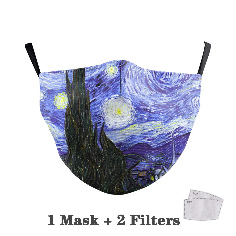 Flower Print Face Mask - Fashion Masks