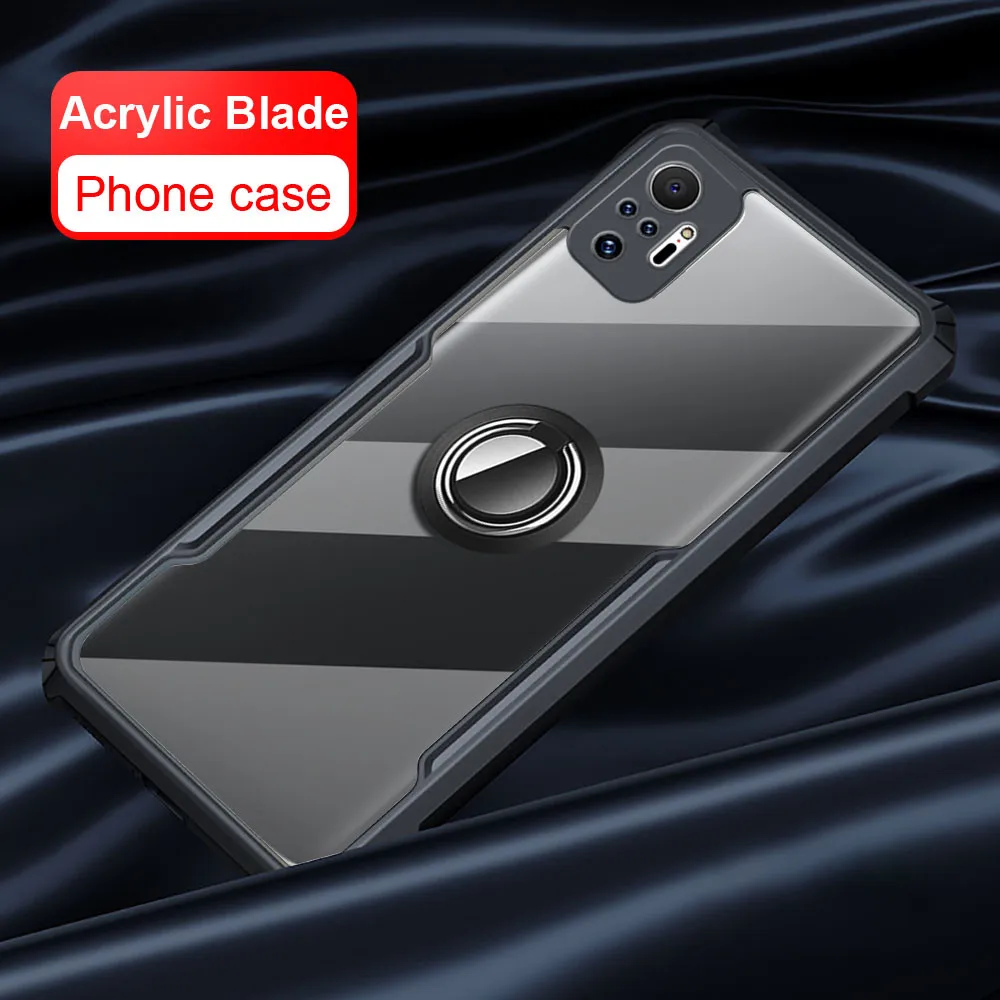 Acrylic-Back-Clear-Case-For-Xiaomi-Redmi-Note-10-Pro-10s-Redme-Not-9s-9 ...