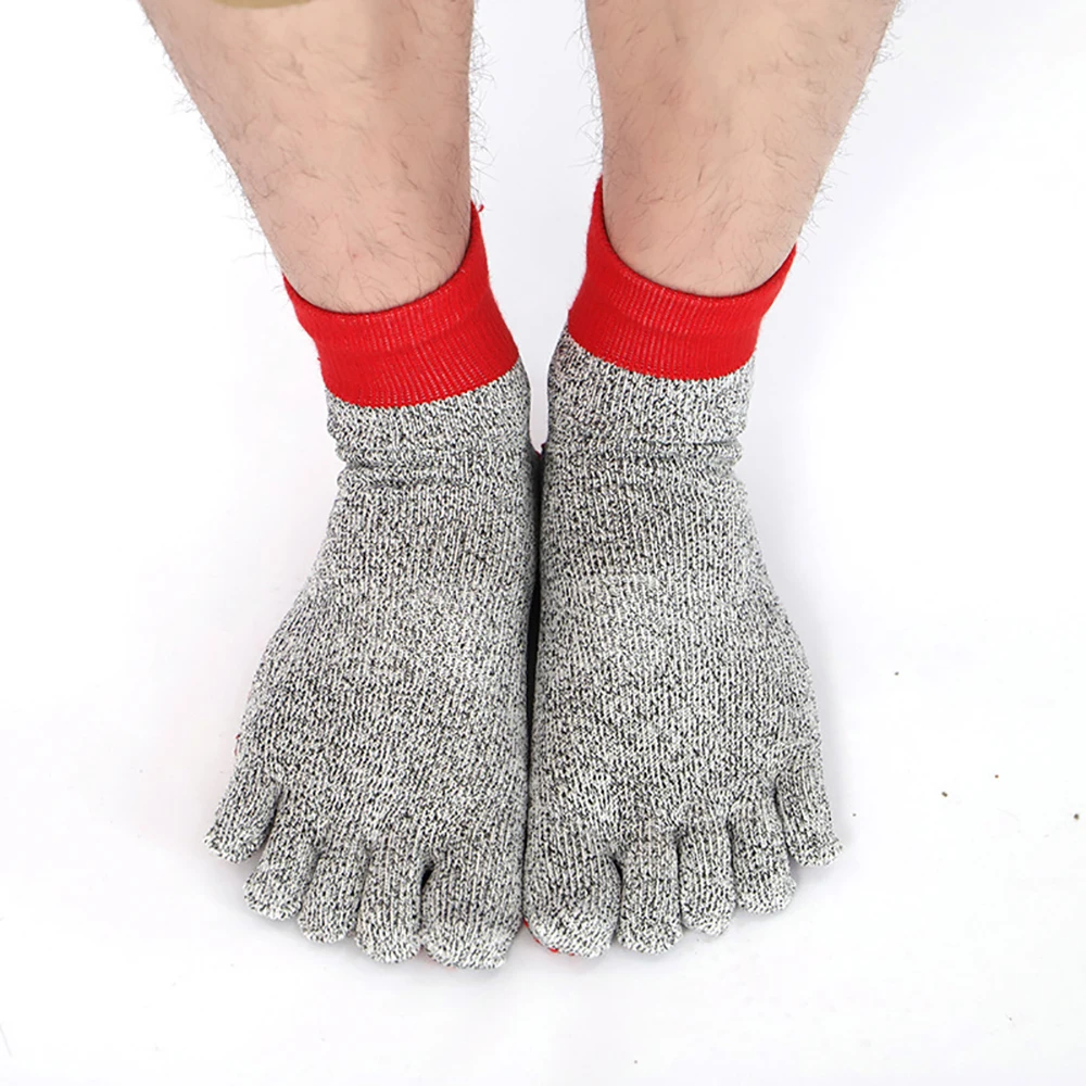 Anti-cut-Split-Toe-Socks-5-level-Cut-Resistance-Barefoot-Protective-Non ...