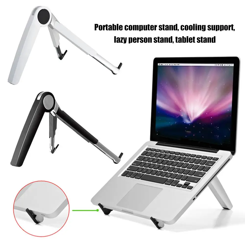 Portable Folding Laptop Notebook Tablet Holder Stand Mount Screen Riser ...