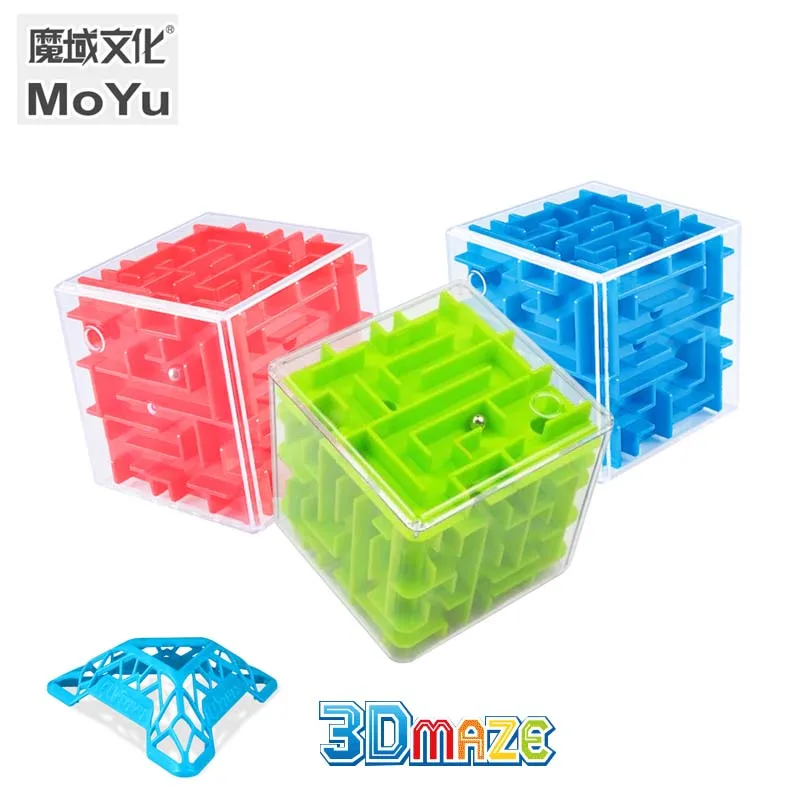 Metal Learning Puzzle Metal 3d Maze Cube Metal Toy Game, 51% OFF