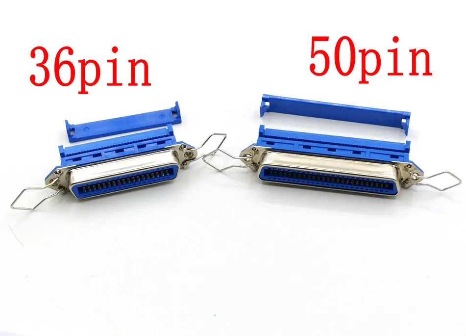 1pcs Lot 36pin/50 Pin Female Centronic Idc Crimp Connector For Scsi ...
