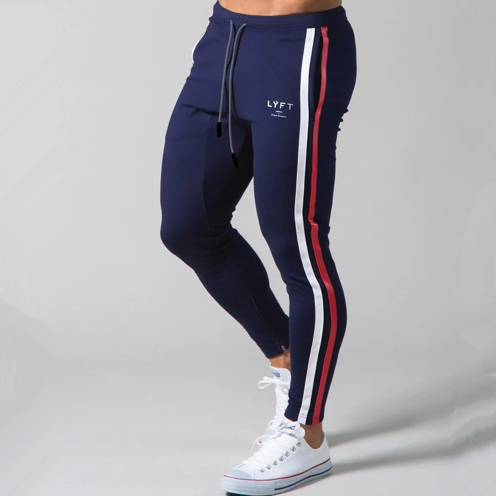 Side Stripe Men’s Sports & Fitness Joggers - Men's Fitness Apparel, Men ...
