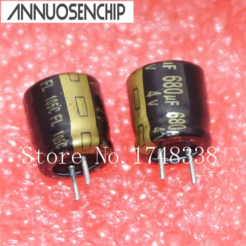 100pcs High Frequency 4v 680uf 8x8mm Aluminum Electrolytic 680uf 4v 8 ...