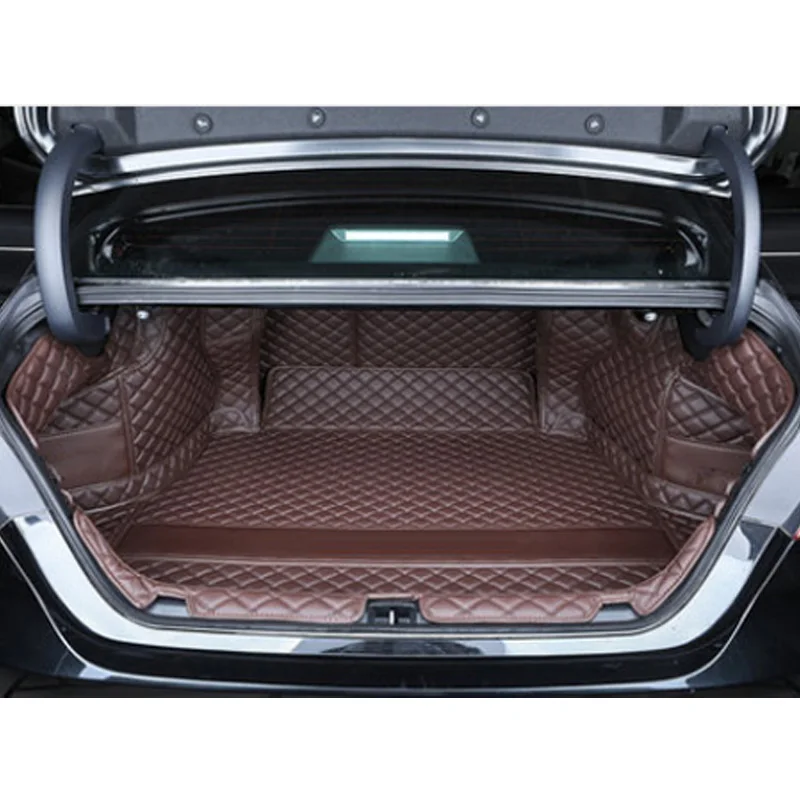 Special custom made car trunk mats for Toyota Camry car-styling leather ...