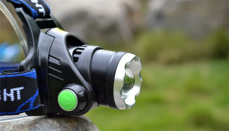 new Led Headlamp Fishing Headlight 6000 Lumen Xml-t6 Zoomable Lamp ...