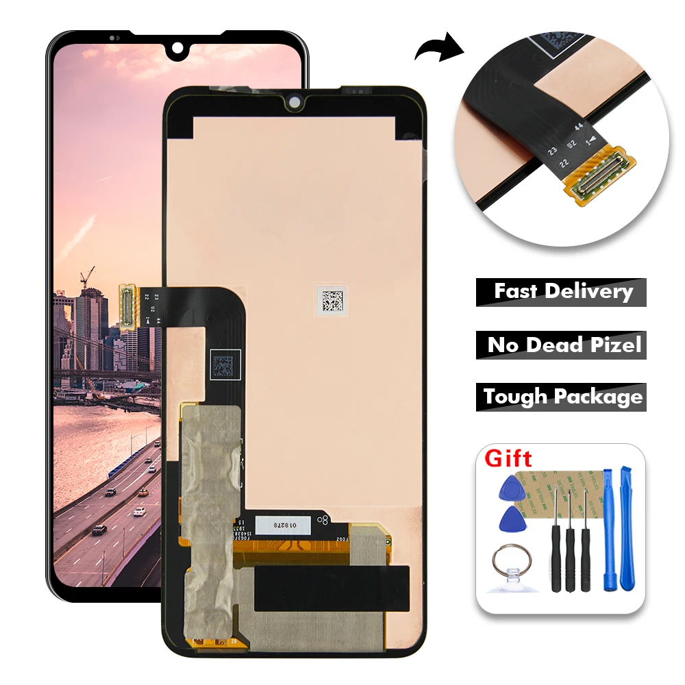 6.4" LCD Display For LG G8X ThinQ LCD Display Touch Screen Digitizer ...