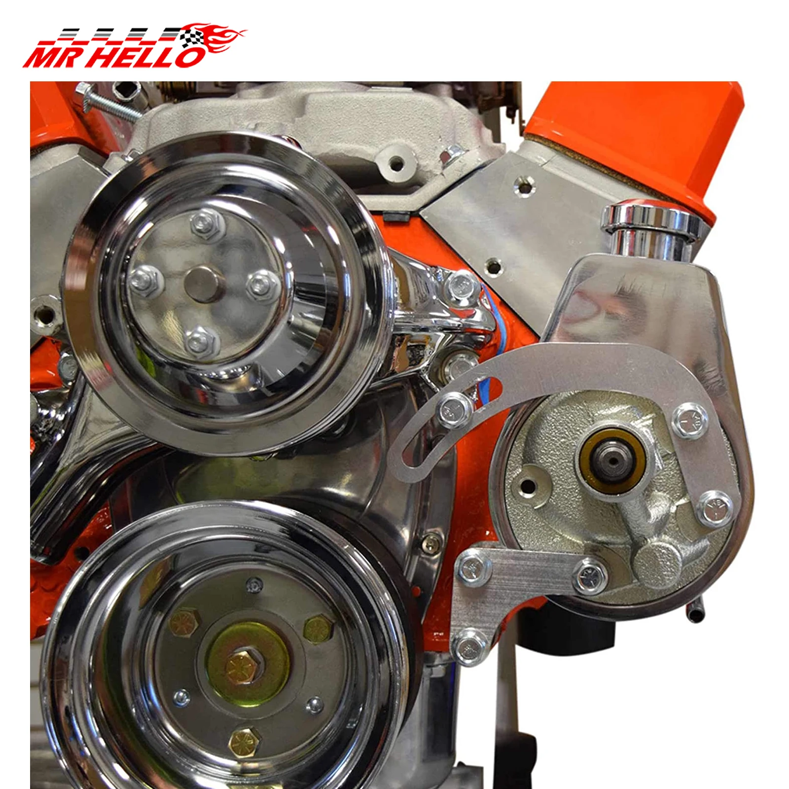 Sbc Alternator Bracket Fits 350 Chevy Small Block Power Steering Pump ...