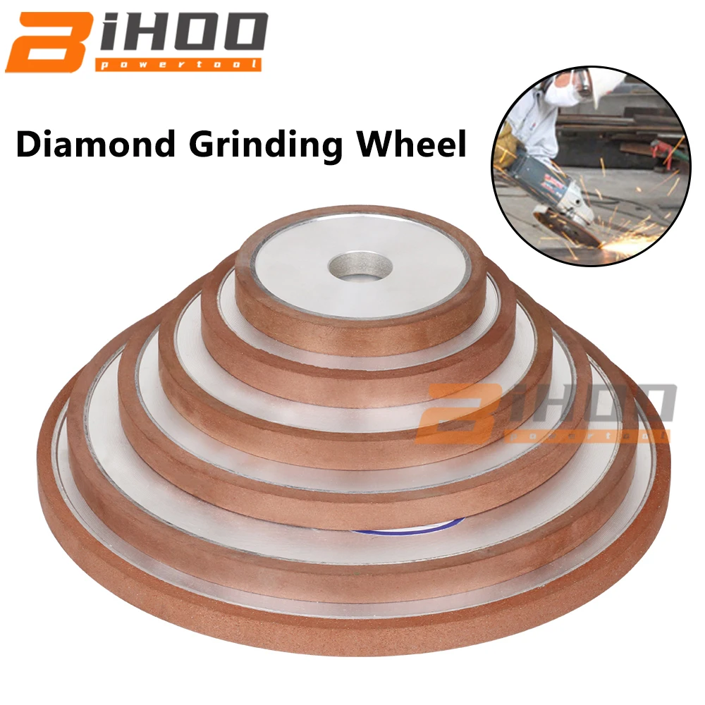 100mm/125mm/150mm Diamond Grinding Wheel Parallel Grinder Disc For Mill ...