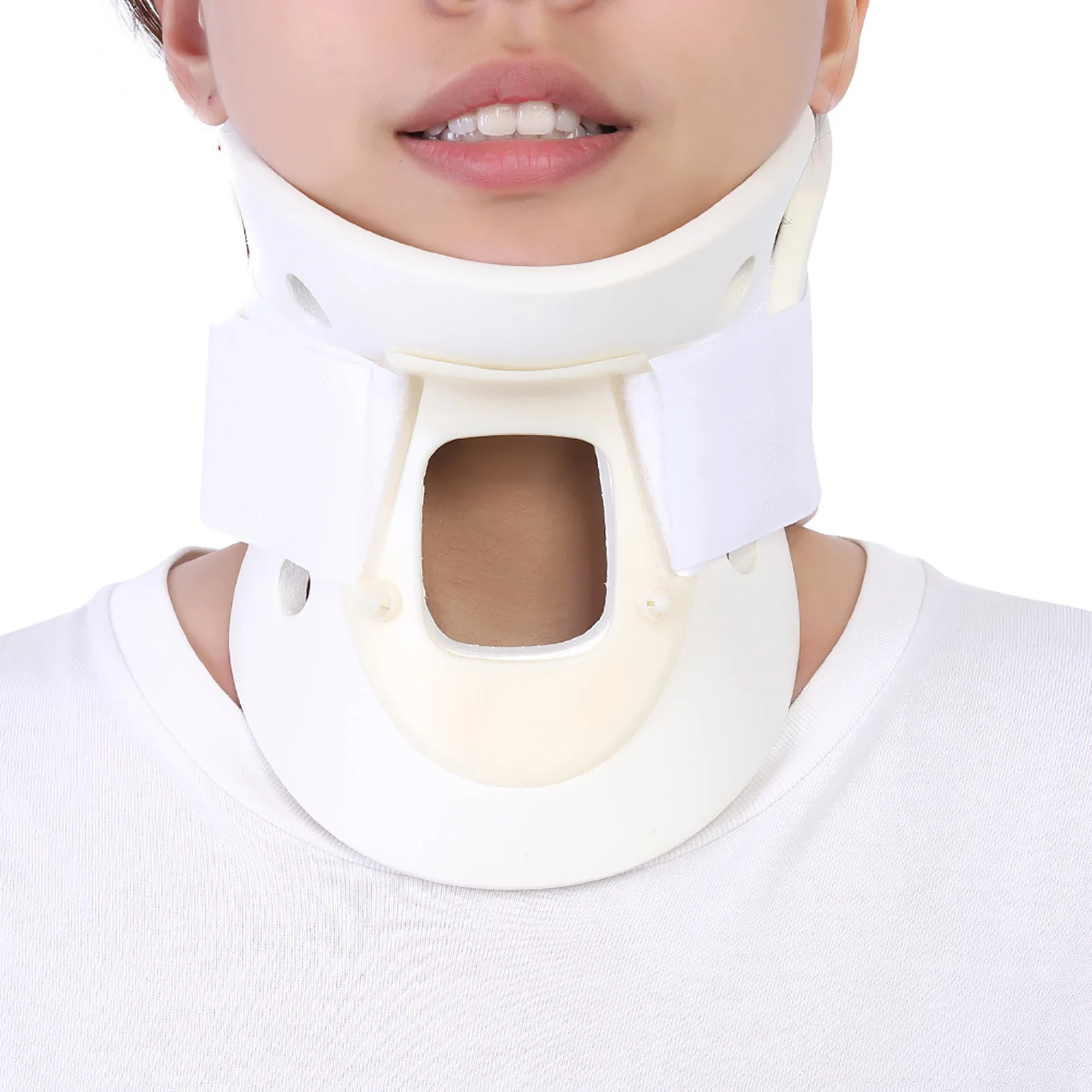 Breathable Neck Brace Medical Cervical Traction Collar Neck Orthosis ...