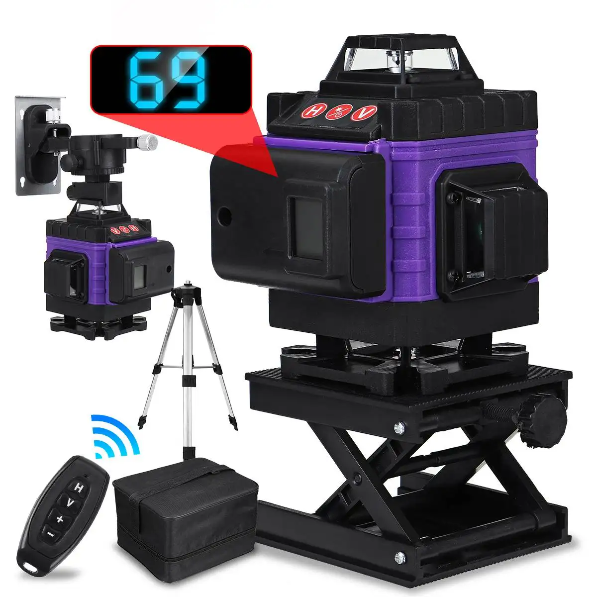 Laser-Level-16-Lines-4D-Self-Leveling-360-Horizontal-Vertical-Cross-ful ...